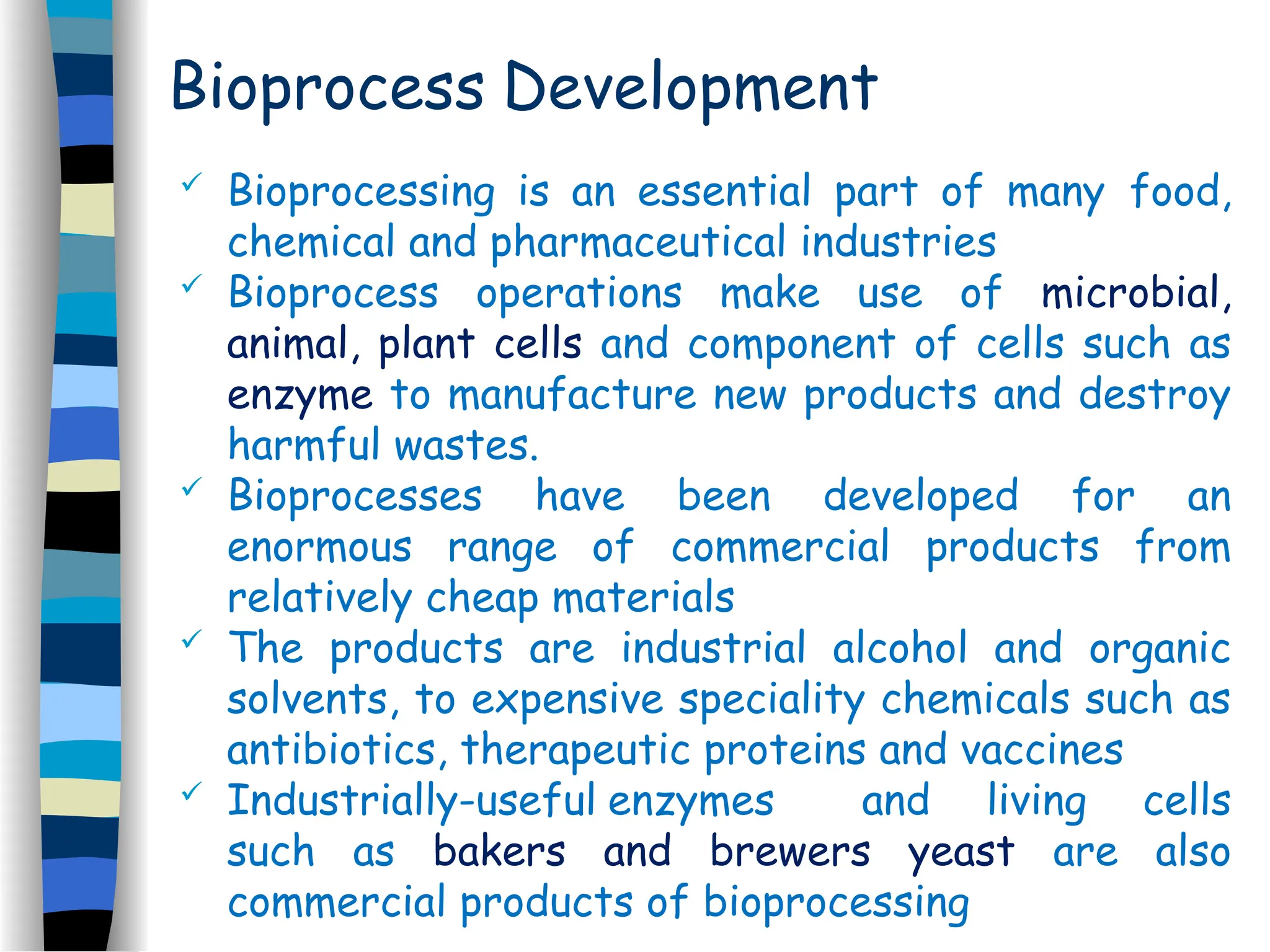 Introduction to bioprocess principles pdf | PPT