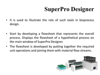 Bioprocess simulation | PPTX