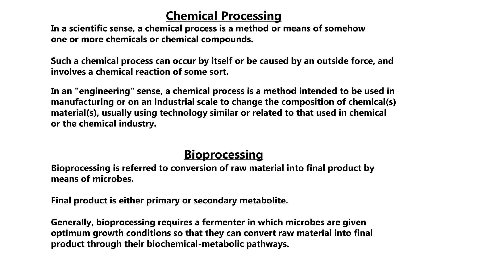 Bioprocess unit 1a | PPTX