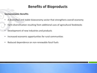 Bioproduct and economy | PPTX