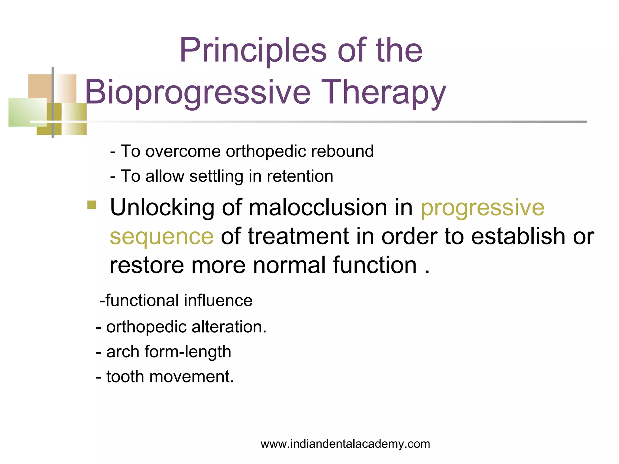 Bioprogressive therapy | PPT