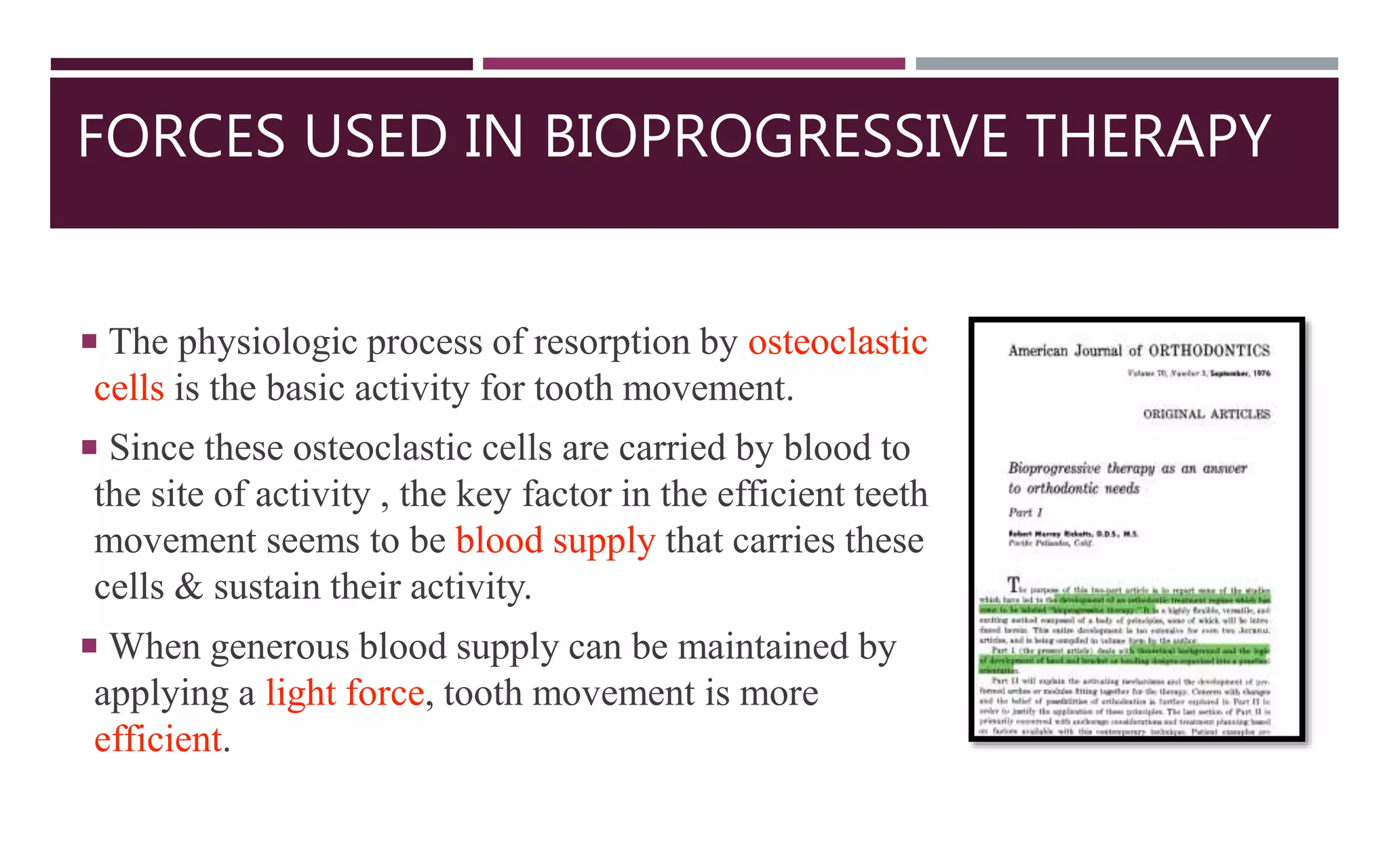 Bio progressive therapy | PPTX