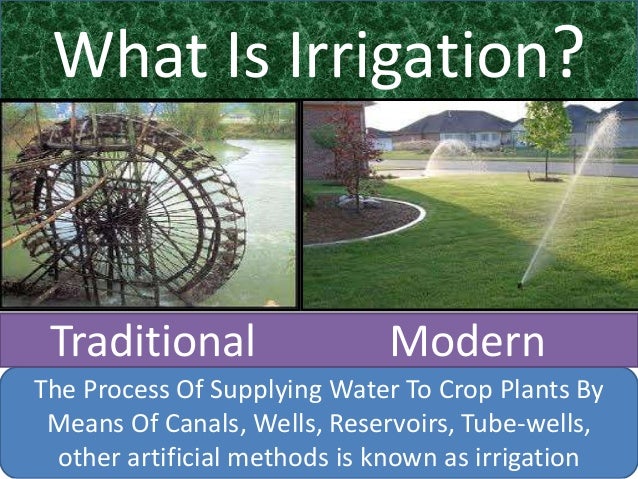 Traditional Irrigation Moat