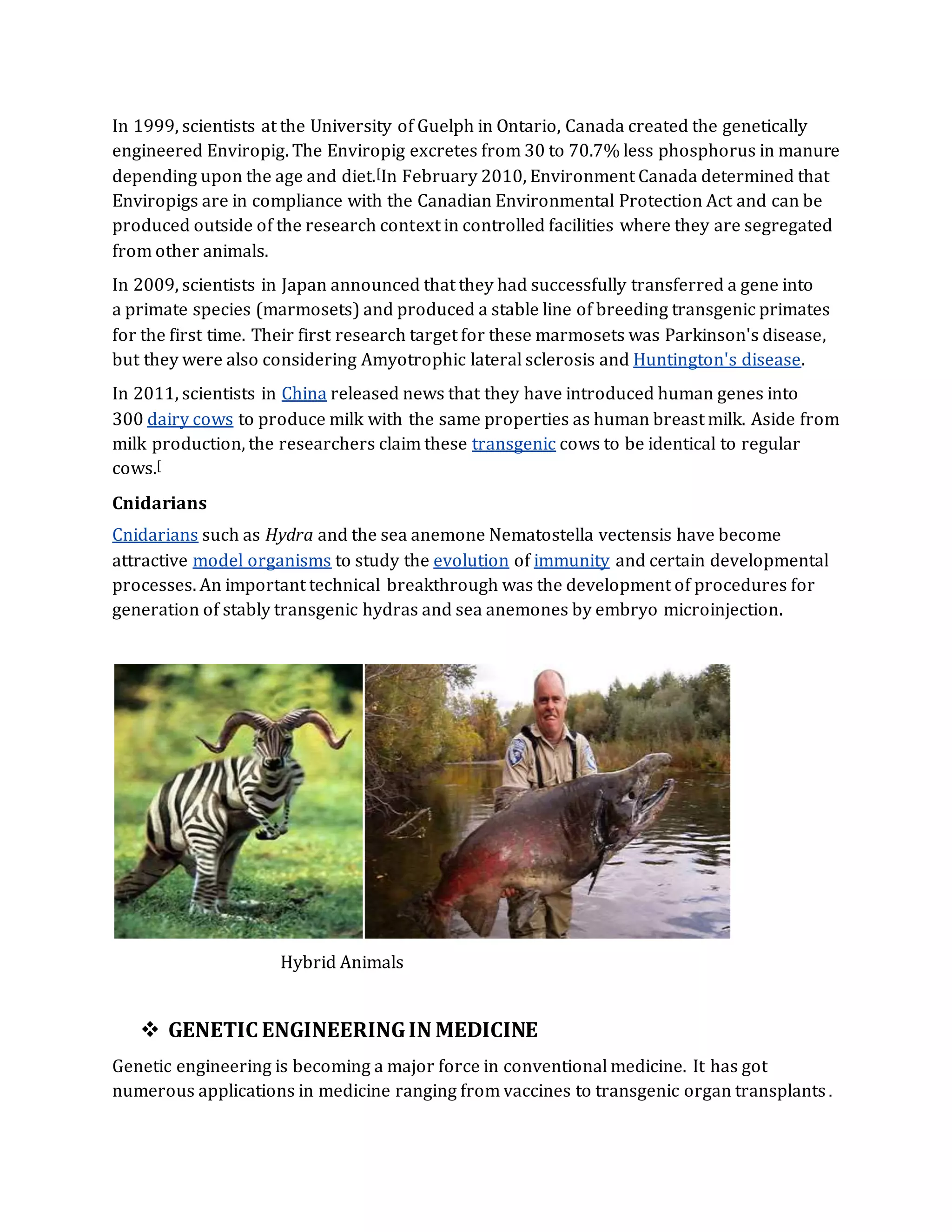 Bio project CLASS12 genetic engenering | DOCX