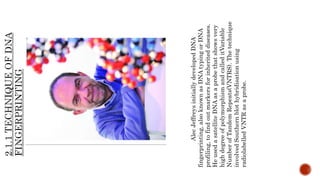 Bio project.pptx dna fingerprinting for students | PPT