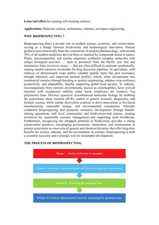 Bioprospecting: From Nature to Innovation | PDF