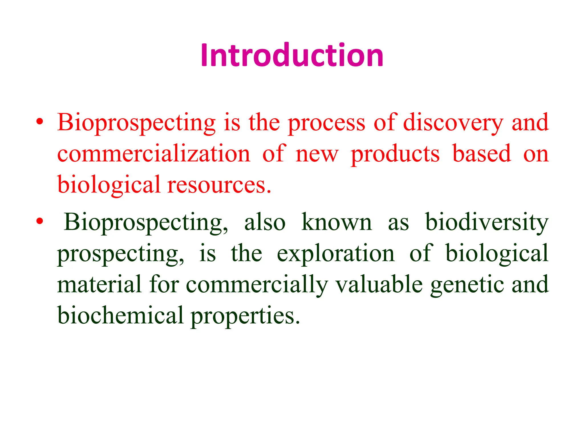 Bioprospecting (1).ppt by Aniketh B.Surve | PPTX