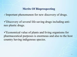 Bioprospecting | PPTX