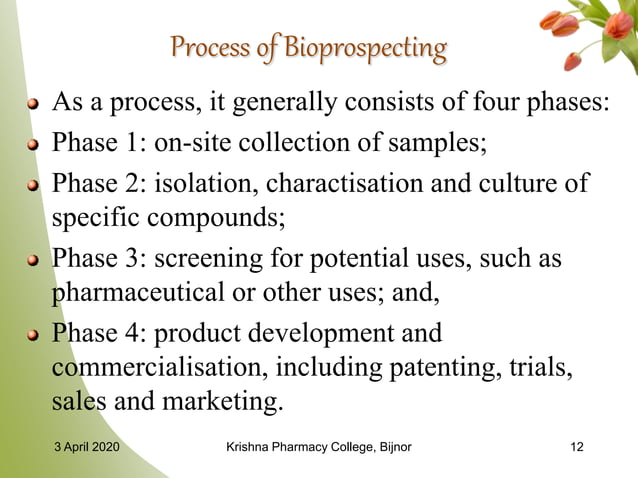 Bioprospecting and biopiracy hdt unit 4 | PPT | Pharmaceutical Industry ...