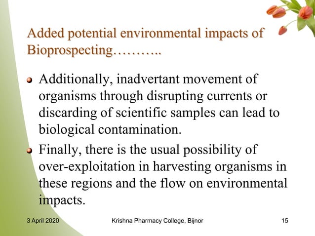 Bioprospecting and biopiracy hdt unit 4 | PPT | Pharmaceutical Industry ...