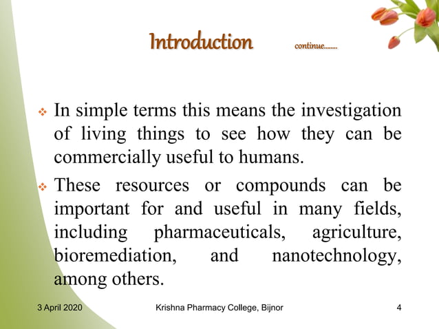 Bioprospecting and biopiracy hdt unit 4 | PPT | Pharmaceutical Industry | Industries