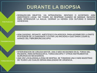 Biopsia pulmonar | PPTX