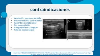 biopsia pleural, TECNICA, INDICACIONES Y CONTRAINDICACIONES | PPTX