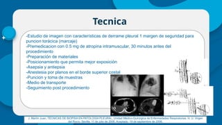 biopsia pleural, TECNICA, INDICACIONES Y CONTRAINDICACIONES | PPTX