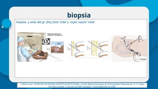 biopsia pleural, TECNICA, INDICACIONES Y CONTRAINDICACIONES | PPTX ...