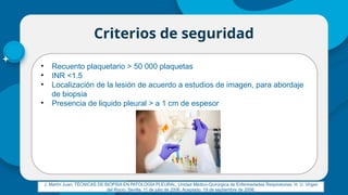 biopsia pleural, TECNICA, INDICACIONES Y CONTRAINDICACIONES | PPTX