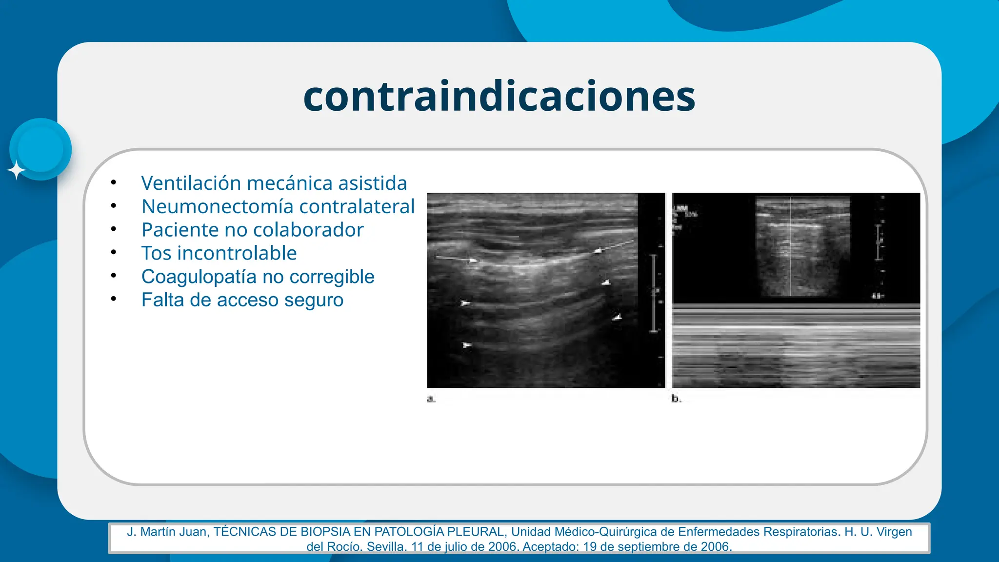 biopsia pleural incicaciones, contraindicaciones y tecnica | PPTX