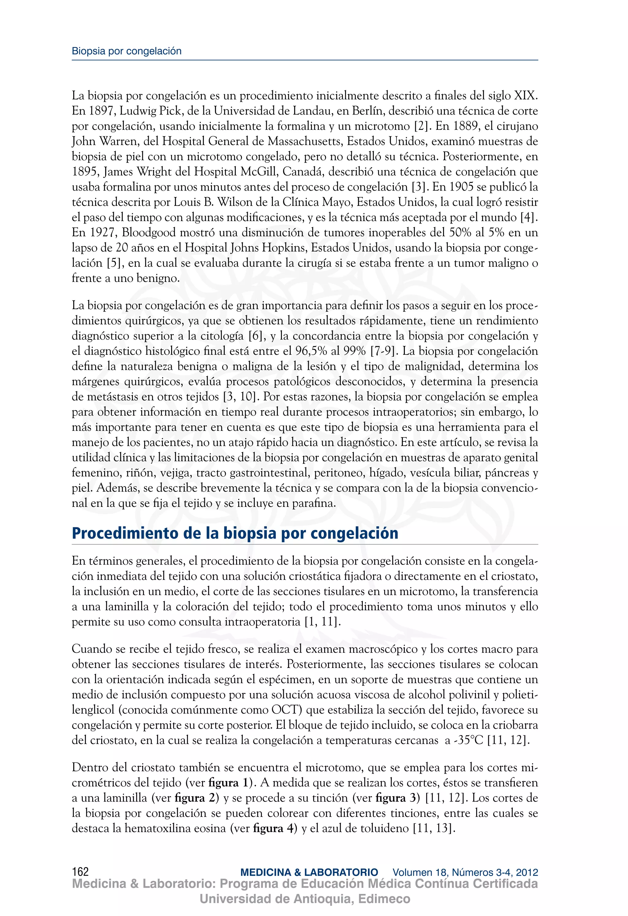 Biopsia por congelacion | PDF