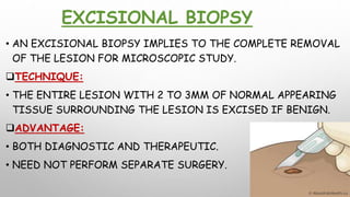 BIOPSY | PPTX | Skin and Dermatology | Diseases and Conditions