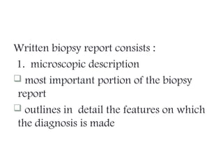 Biopsy - Oral diagnosis | PPT