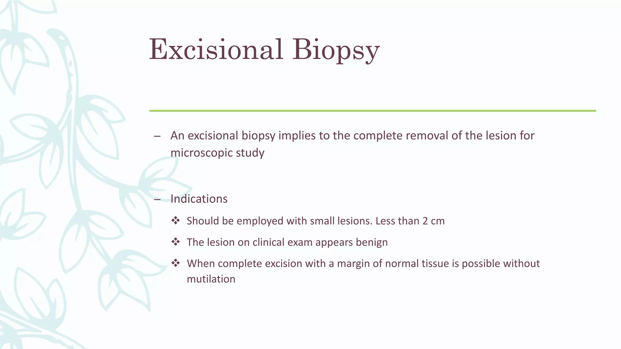 Biopsy in surgery | PPTX