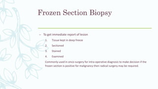 Biopsy in surgery | PPTX