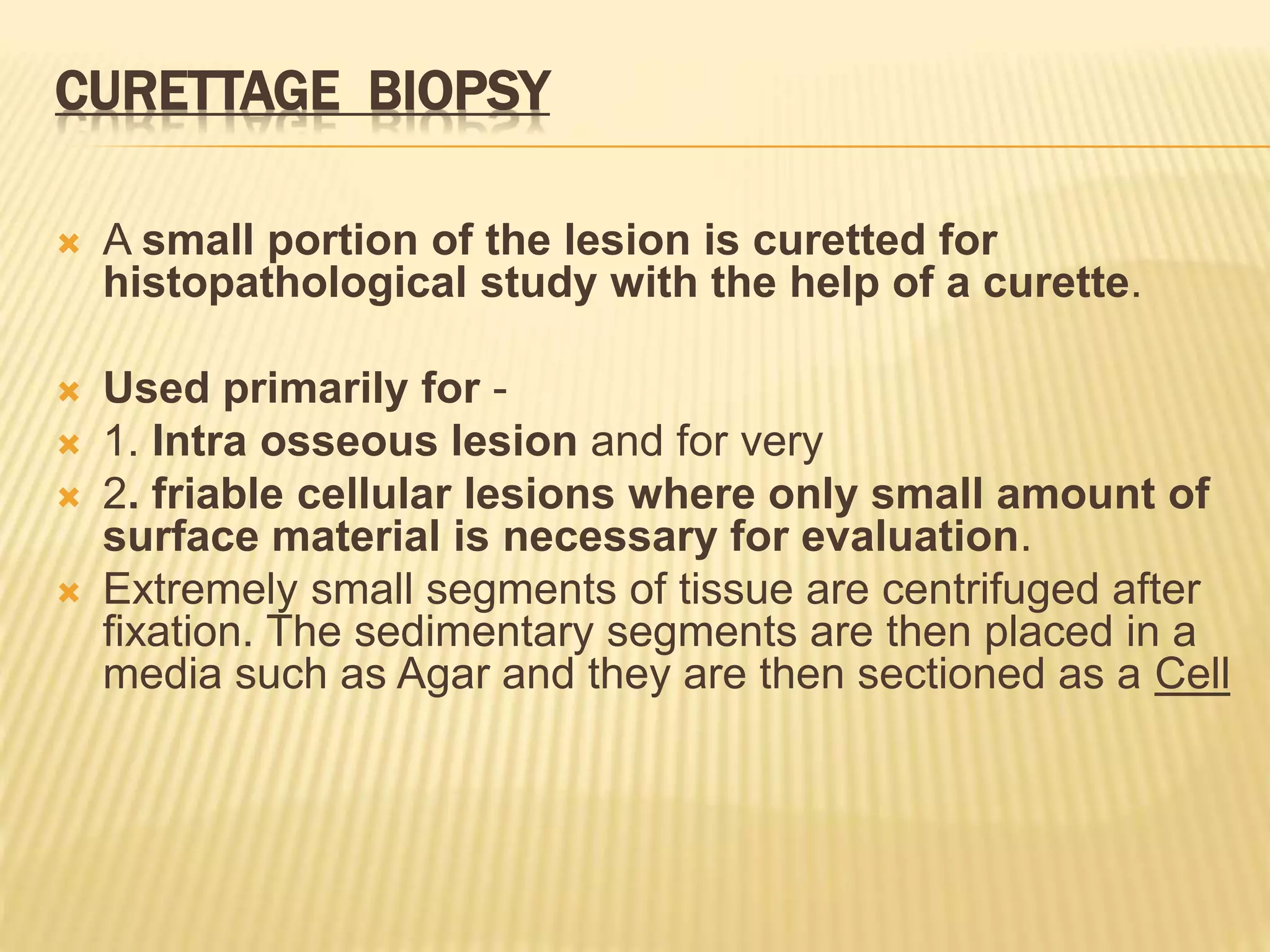 Biopsy and Exfoliative Cytology | PPTX