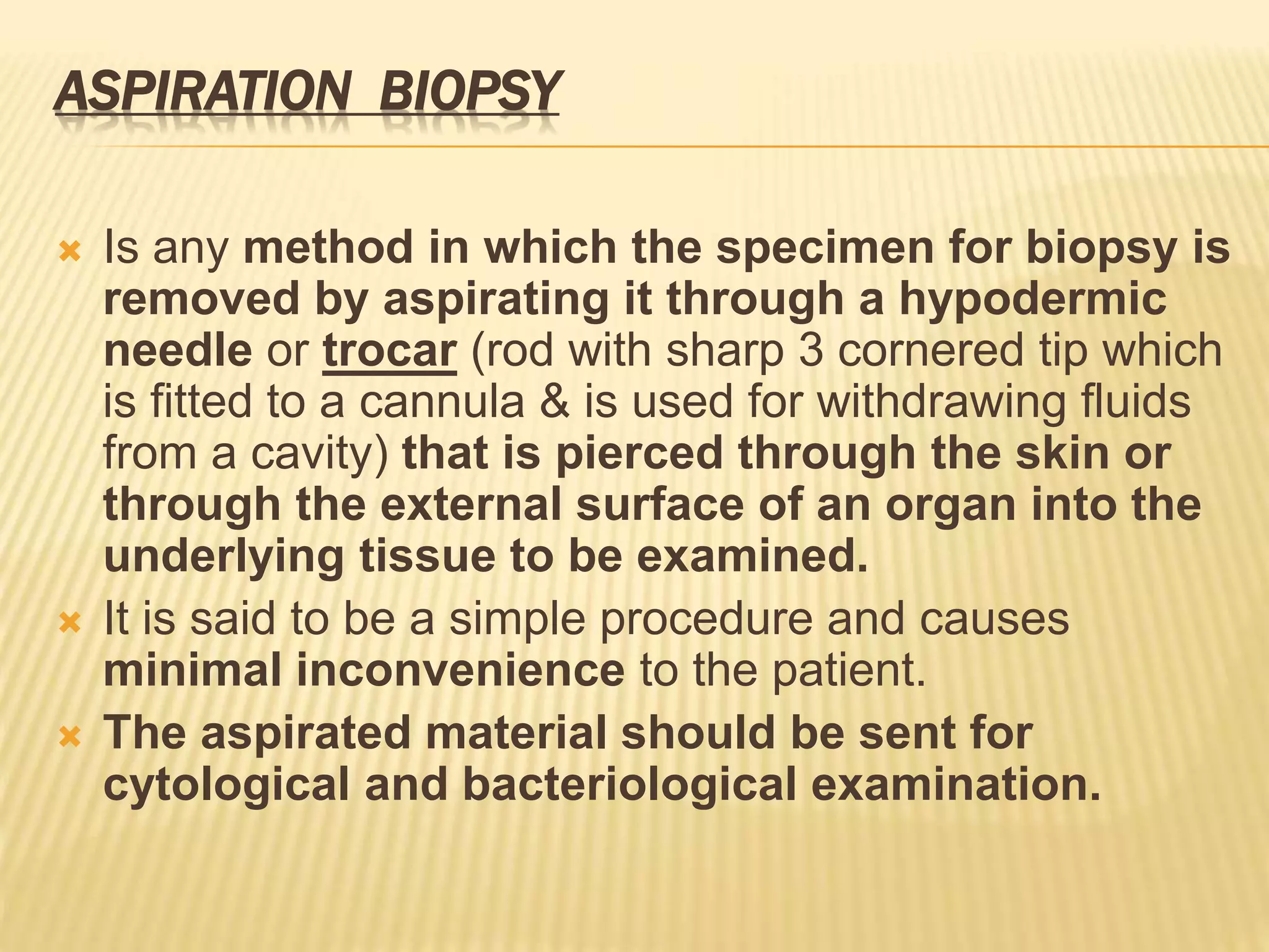 Biopsy and Exfoliative Cytology | PPTX