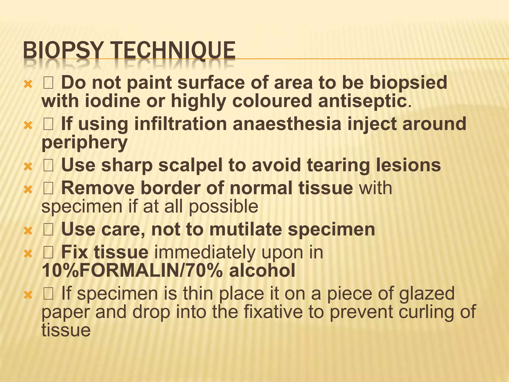 Biopsy and Exfoliative Cytology | PPTX