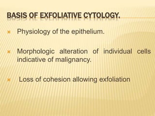 Biopsy and Exfoliative Cytology | PPTX