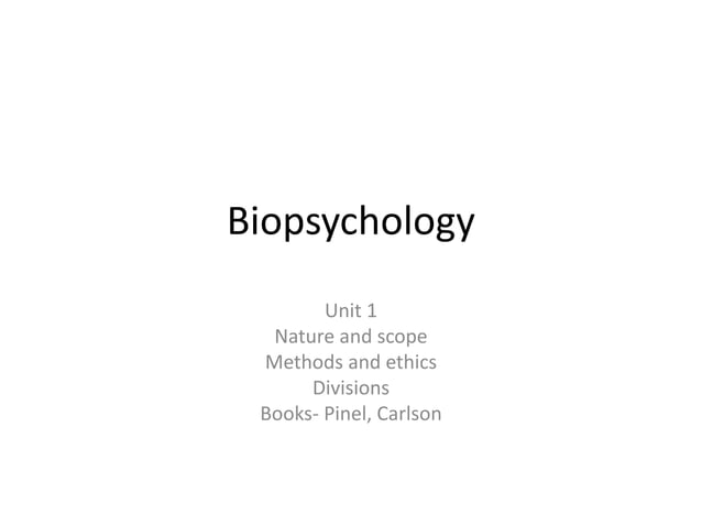 Biopsychology.pptx | Brain and Nervous System Disorders | Diseases and Conditions