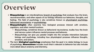 BioPsychology-Topic-1. Physiological Psychology | PDF