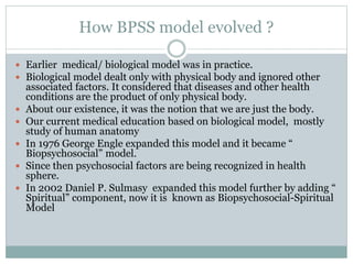 Biopsychosocial spiritual model and geeta | PPTX