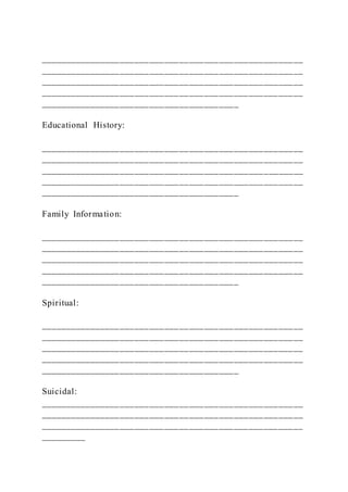 Biopsychosocial assessment __ part 1 (topic 2) | DOCX
