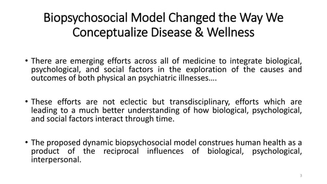 Biopsychosocial Model in Psychiatry- Revisited.pptx | Brain and Nervous ...