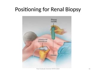 Renal biopsy to assess kidney diseases in adult | PPTX