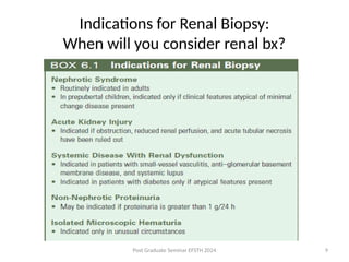 Renal biopsy to assess kidney diseases in adult | PPT