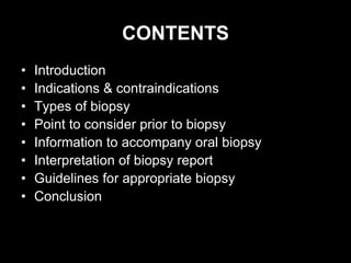 Biopsy for presentation | PPT