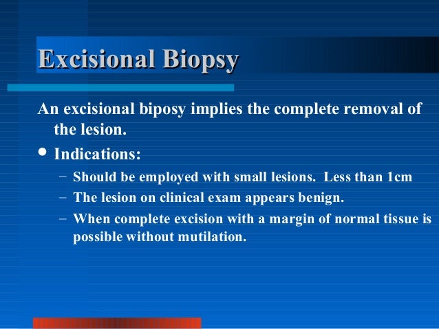 Biopsy In Oral Surgery
