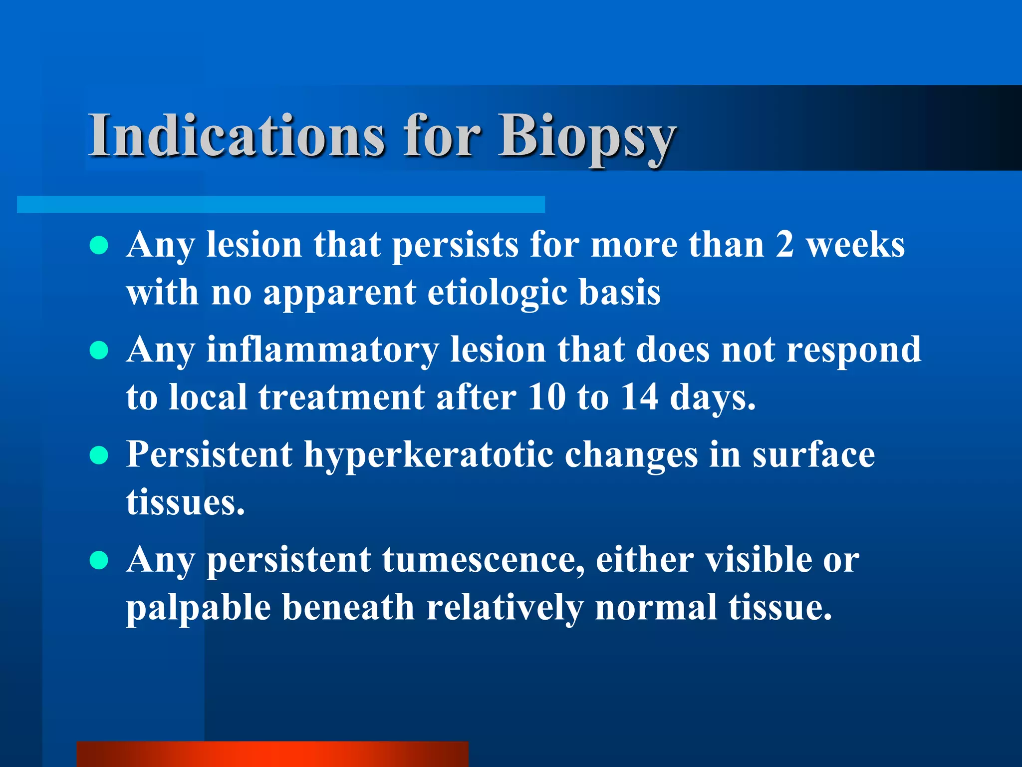 Principles and Techniques of Biopsy | PPT