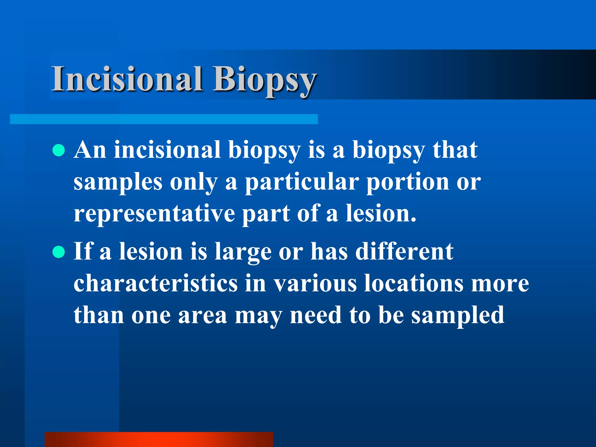 Principles and Techniques of Biopsy | PPT