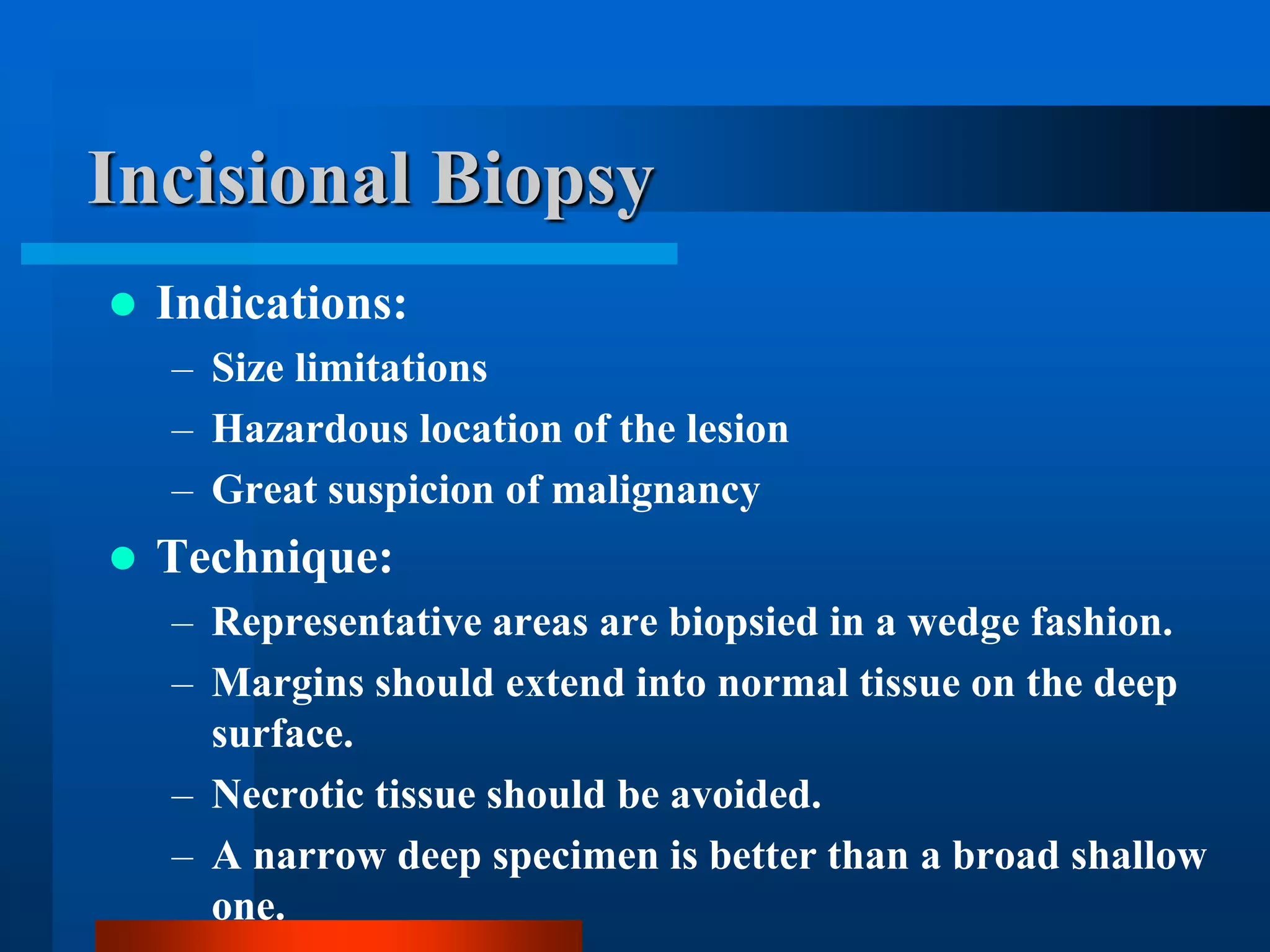 Principles and Techniques of Biopsy | PPT