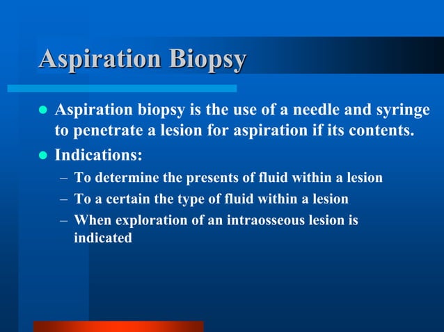 Principles and Techniques of Biopsy | PPT