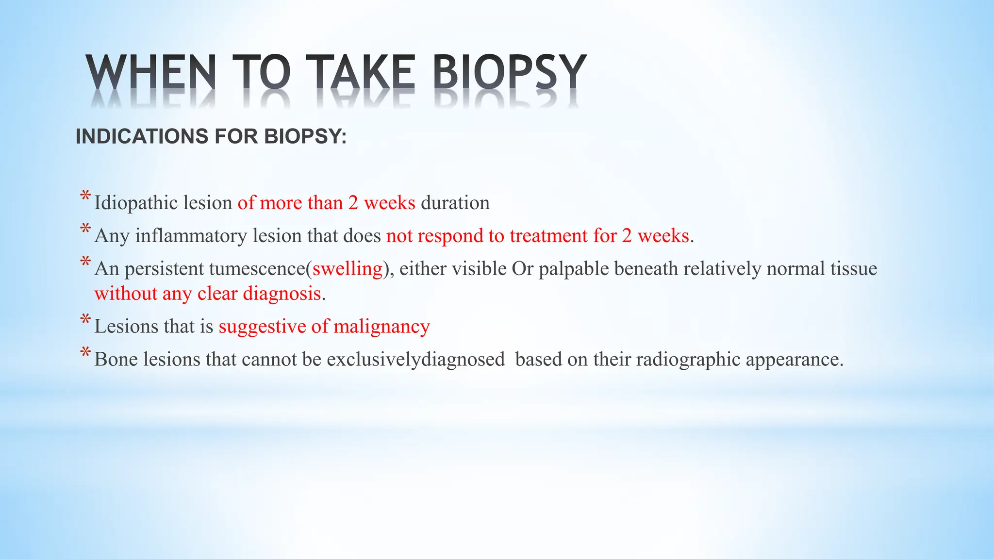 Oral Biopsy Methods Used In Surgical practice | PPTX