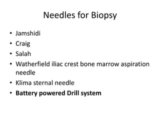 Biopsy of bone tumors | PPTX