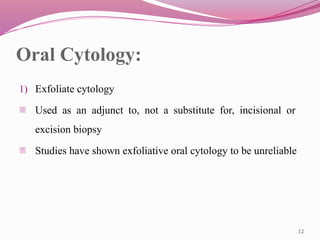 Biopsy & Aspiration Cytology in Oral and Maxillofacial Surgery | PPTX