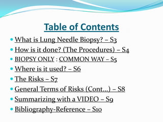 Biopsy project | PPTX