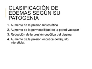 Bioquimica del edema | PPT