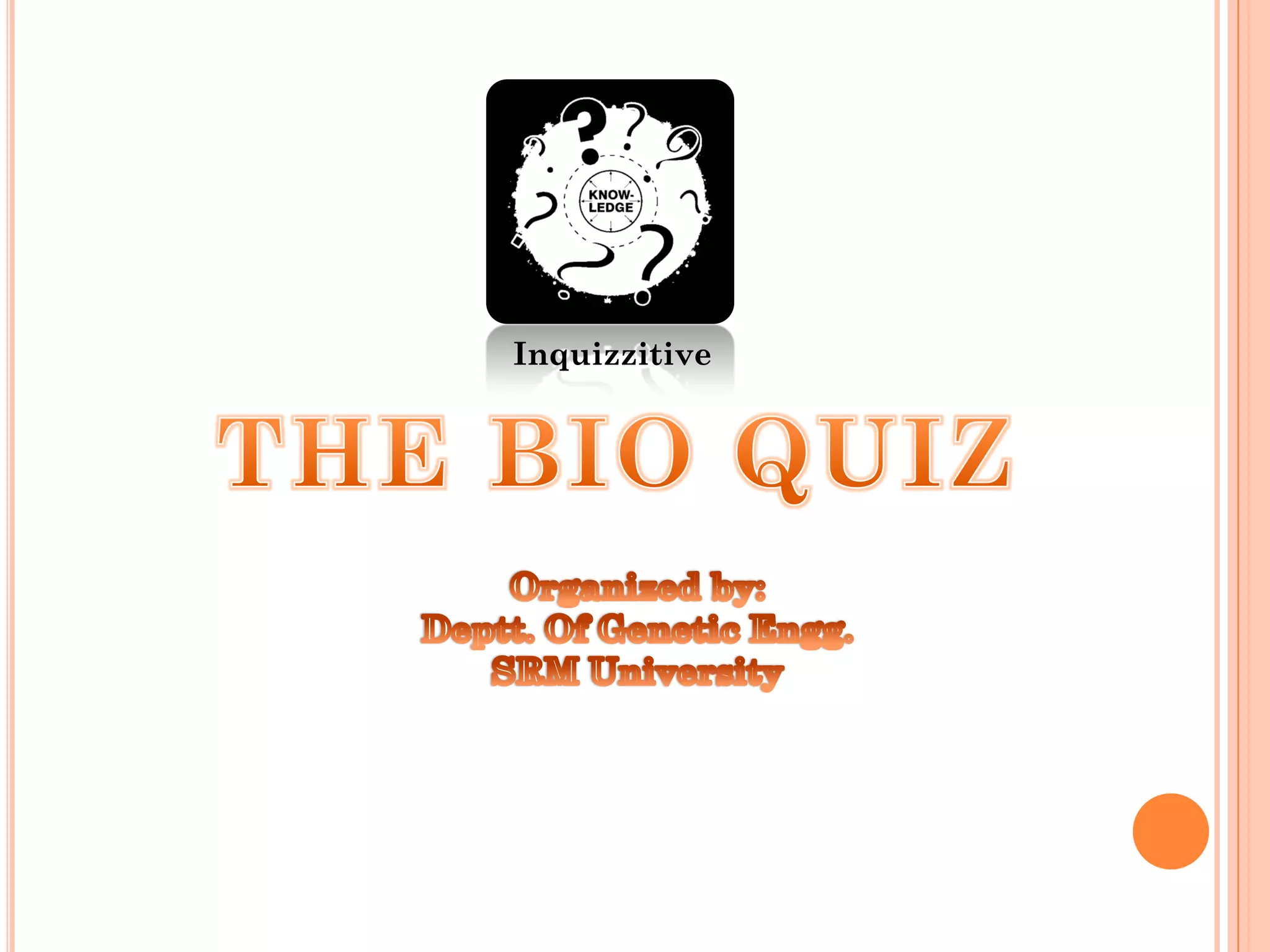 Bio Quiz Prelims | PDF
