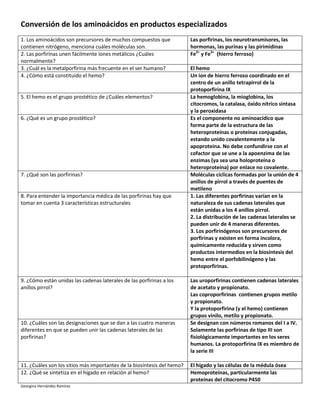 Bioquímica Harvey (3) cuestionarios | DOCX